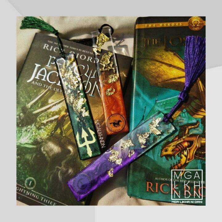 PERCY JACKSON AND THE OLYMPIANS HEROES OF OLYMPUS RESIN BOOKMARKS MGA ...