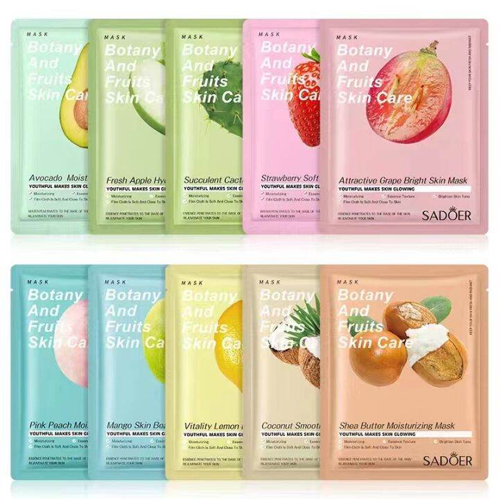 SADOER Botanical Fruit Mask Moisturizing Hydrating Mask | Lazada PH