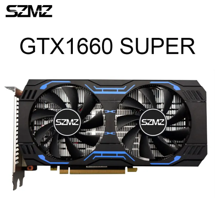 1 SZMZ ใหม่ Original NVIDIA Geforce GTX 1660 Supervideo การ์ด6GB GDDR6 ...