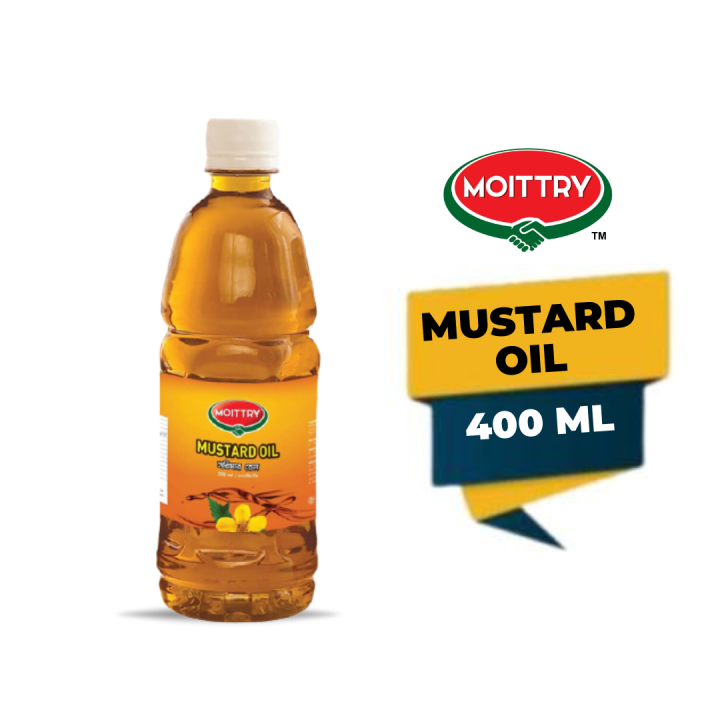 MOITTRY PURE MUSTARD OIL (VEGETABLE OIL/HEALTHY OIL)-400 ML | Lazada