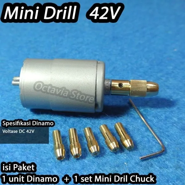 Bor Pcb Mini Drill 1 paket lengkap dengan dinamo 42V | Lazada Indonesia