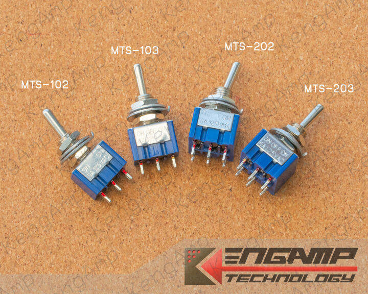 (มีตัวเลือก)[SW] MTS-102 MTS-103 MTS-202 MTS-203 สวิตซ์โยกตัวเล็กสี ...