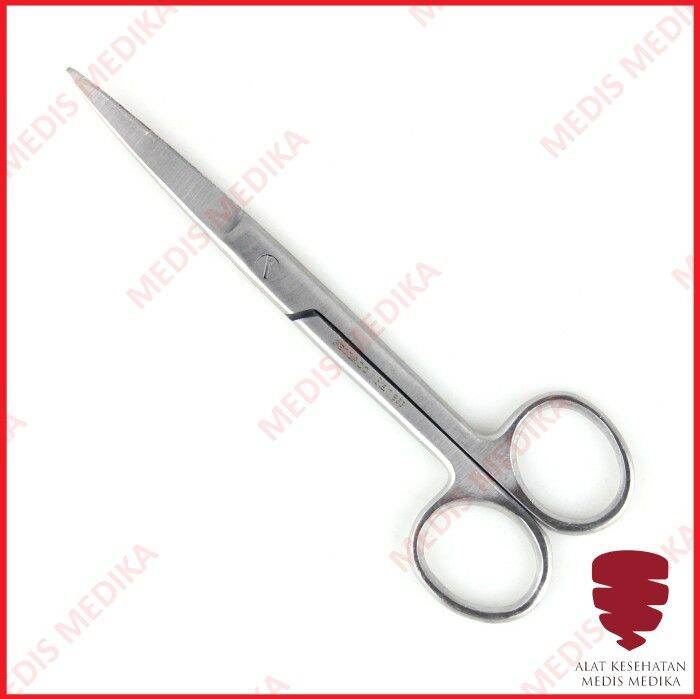Gunting Bedah Tajam Bengkok 14cm Stainless Operasi Jaringan 14 cm ...