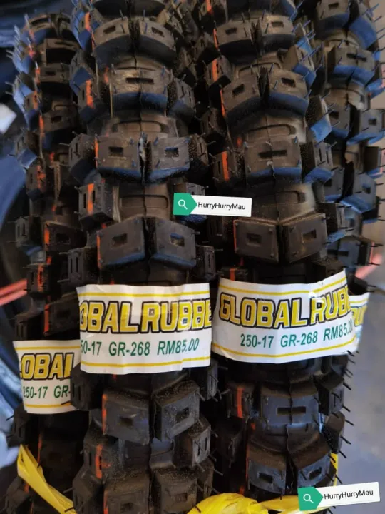 Asia GR268 250x17 Tayar Motor Bunga Cross, Camel Cross, Tayar Bunga ...