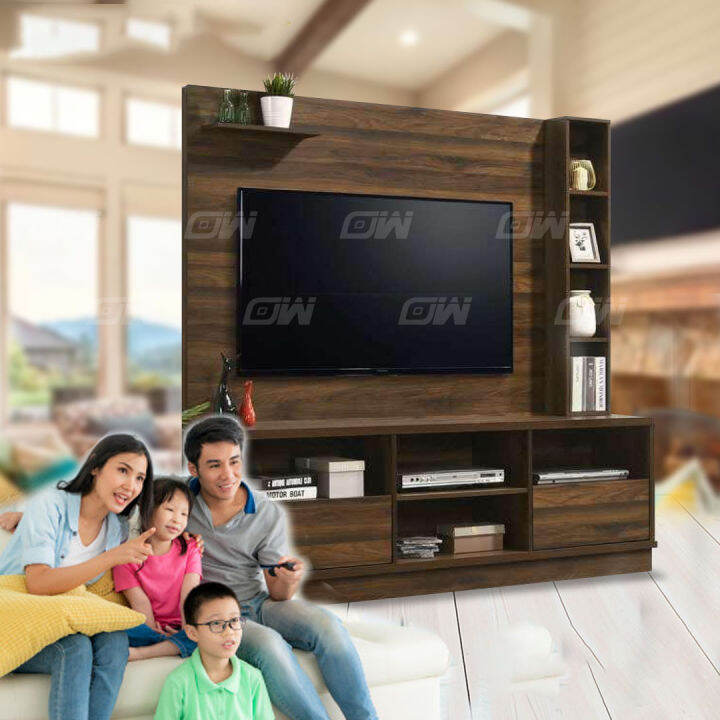 Brown TV Cabinet Wood / Hall Cabinet / Lounge Cabinet / Display Cabinet ...