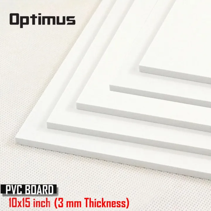 5 Pieces White PVC Illustration Board Versaboard 10 x 15 inch 3 mm ...