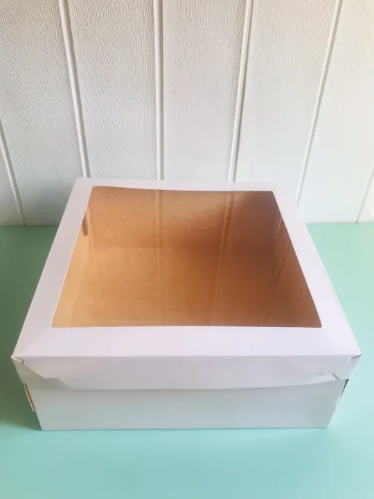 10 Sets 12x12x5 Cake Box | with Window | Choice of Round or Square ...