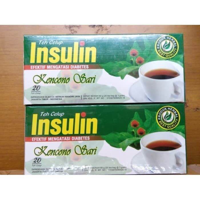 Teh Celup Insulin obat herbal kencono Sari diabet diabetes original ...