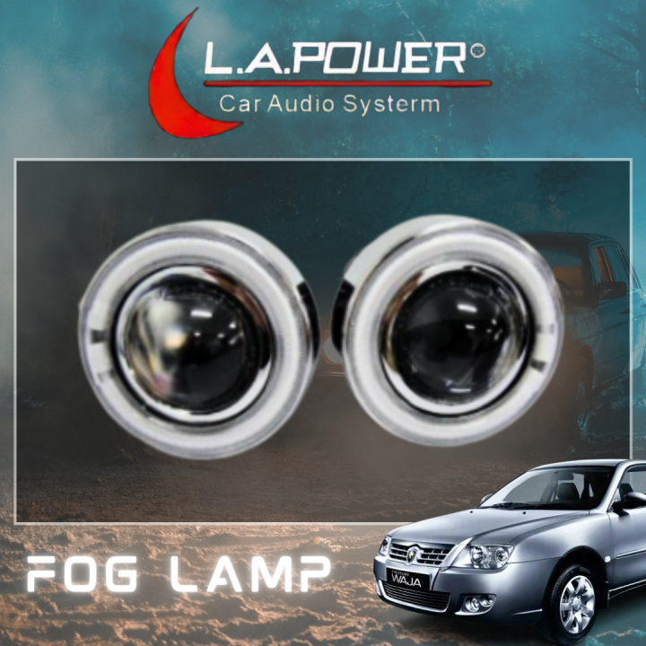 PROTON WAJA 70MM PROJECTOR DAYLIGHT FOG LAMP CCFL UNIVERSAL | Lazada