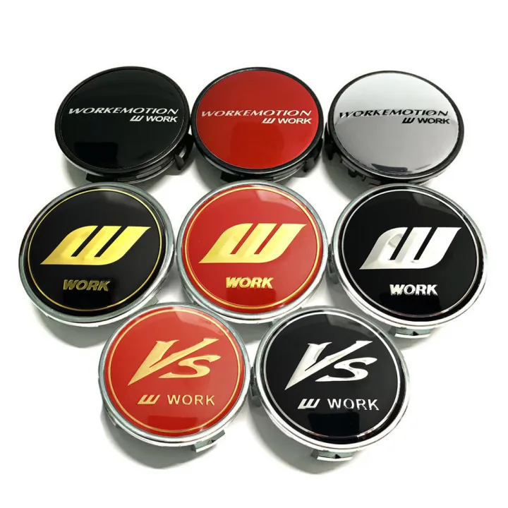 4pcs 62mm work logo center cap cover rim hub cap 62mm/56mm for work ...