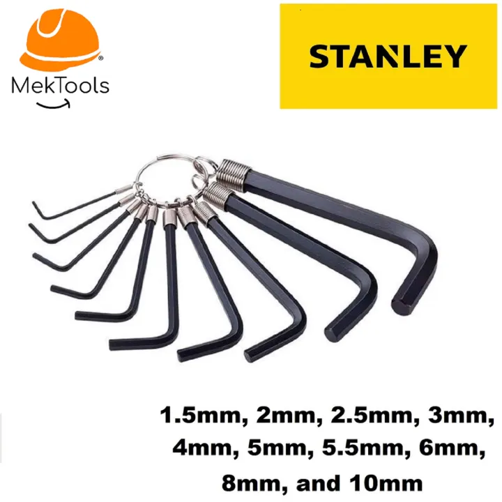 Stanley 10pc. Hex Allen Key Ring Set 1.5 to 10mm | Lazada PH