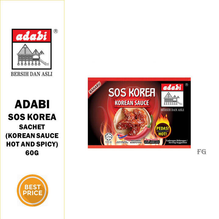 Adabi Sos Korea 60g (Packet) | Lazada