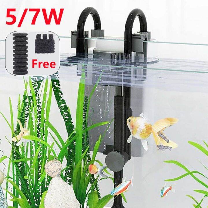 Hang On Back Style Aquarium Water Plant Fish Tank Water Filter Aquarium ...