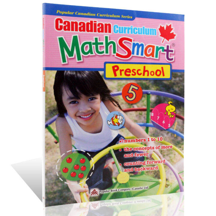 Canadian curriculum math SMART PRESCHOOL math learning workbook ...