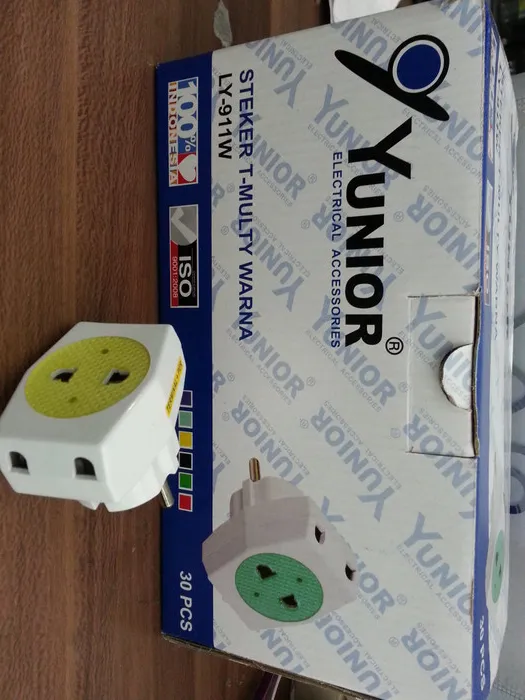 Steker T Multi Jek Cabang Colokan Listrik warna LOYAL LY-911W | Lazada ...