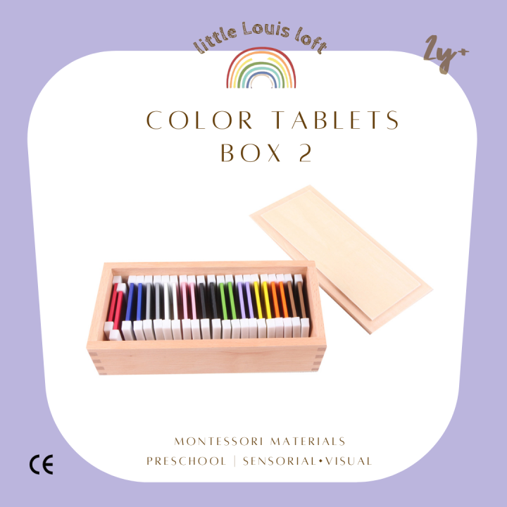 Littlelouisloft Montessori Preschool • Colour Tablet Box 2 • Sensorial ...
