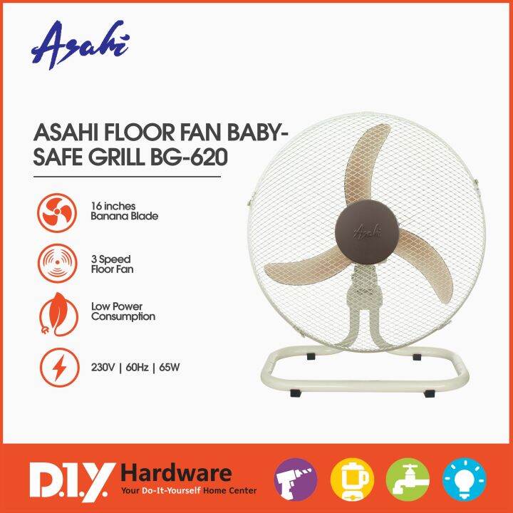 Asahi Ground Floor Fan (BG-620) | Lazada PH