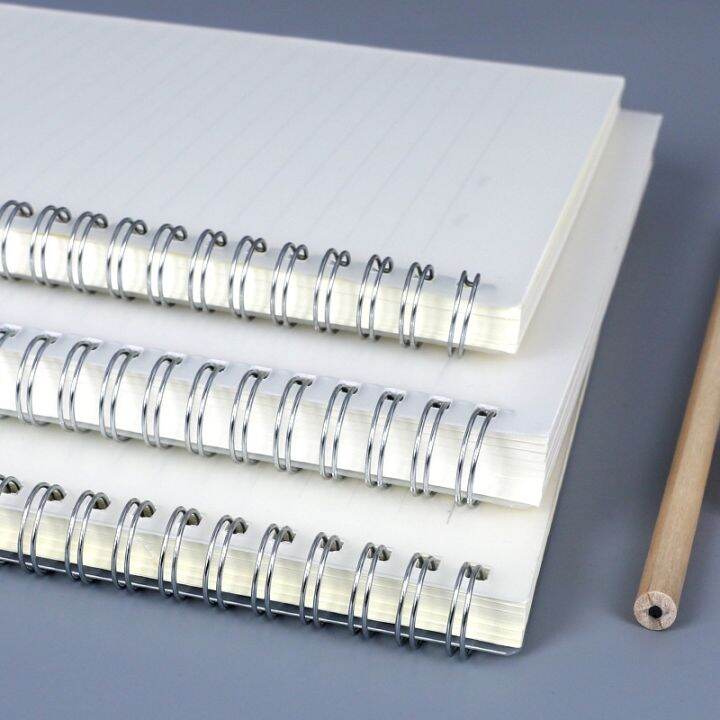Nicola Muji Styled Spiral Note Book Lined Grid Blank pring Notebook A5 ...