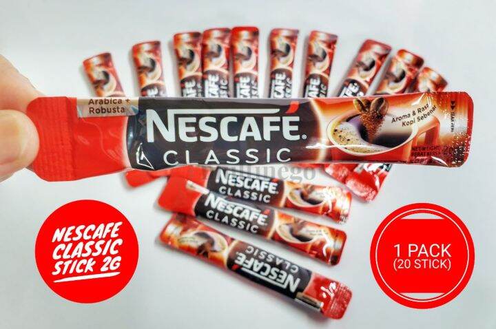 Nescafe Classic 18 Sticks / Nescafe Malaysia 2g | Lazada