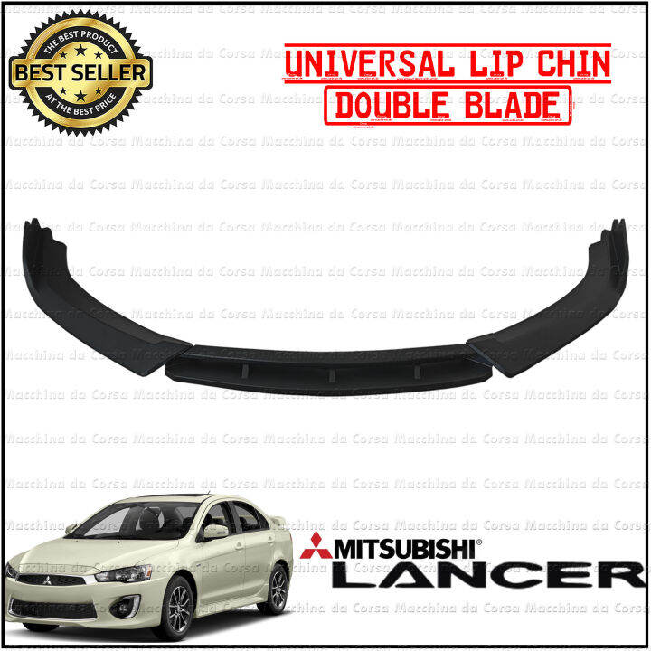 Mitsubishi Lancer Front Lip Chin Body Kit Double Blade / Double Chin ...