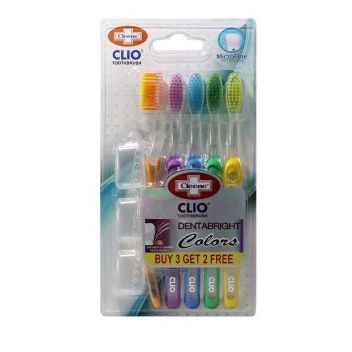 Cleene CLIO Toothbrush Dentabright Colors Buy 3 Take 2 | Lazada PH