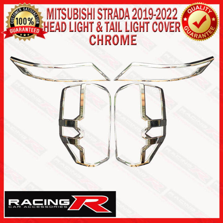 Mitsubishi Strada 2019 to 2023 Head Light and Tail Light Garnish Cover ...