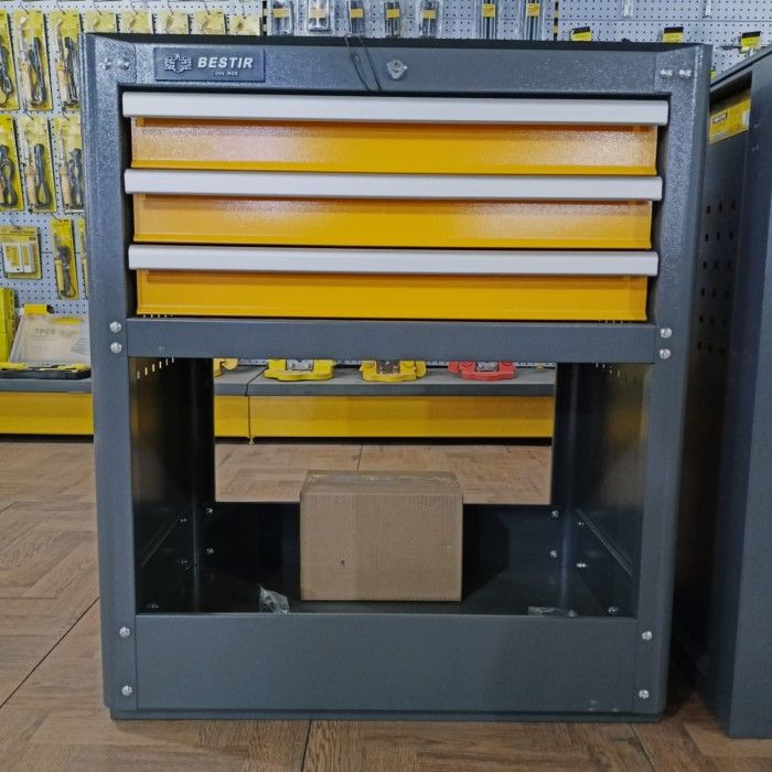 BESTIR Lemari Perkakas 3 Susun / Toolbox Cabinet Trolley 3 Tray ...