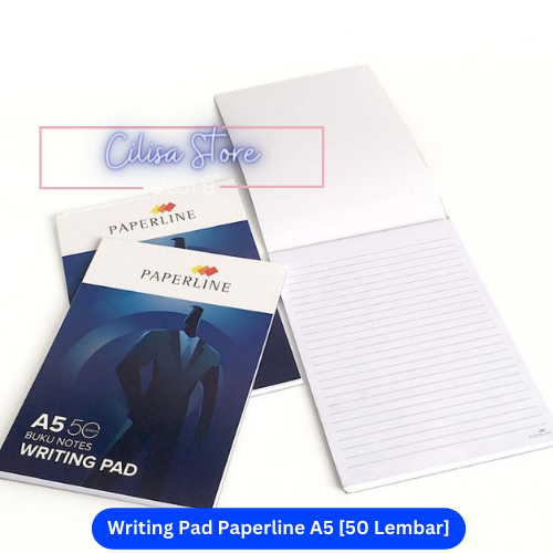 Notebook Memo / Writing Pad Paperline A5 [50 Lembar] / Flip Over Pad ...
