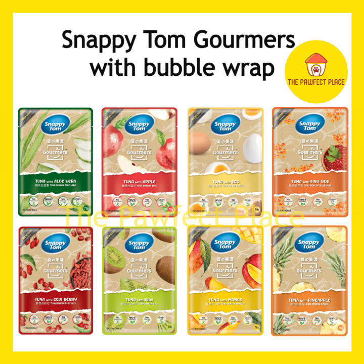 Snappy Tom Gourmers Series 70g Healthy Series Premium Cat Food Makanan ...