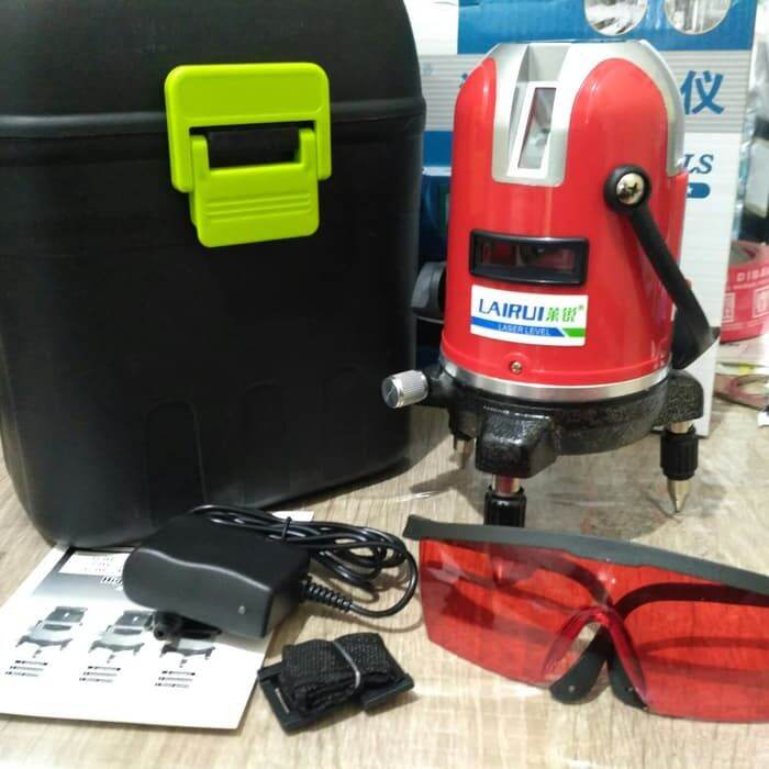 laser level rotary 360 degree pro 5 garis 6 titik-water pass laser ...