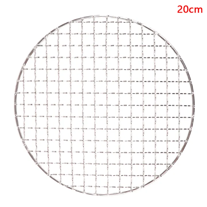 Stainless Steel Round BBQ Grill Net Round Grate Steam Net Outdoor Mesh ...