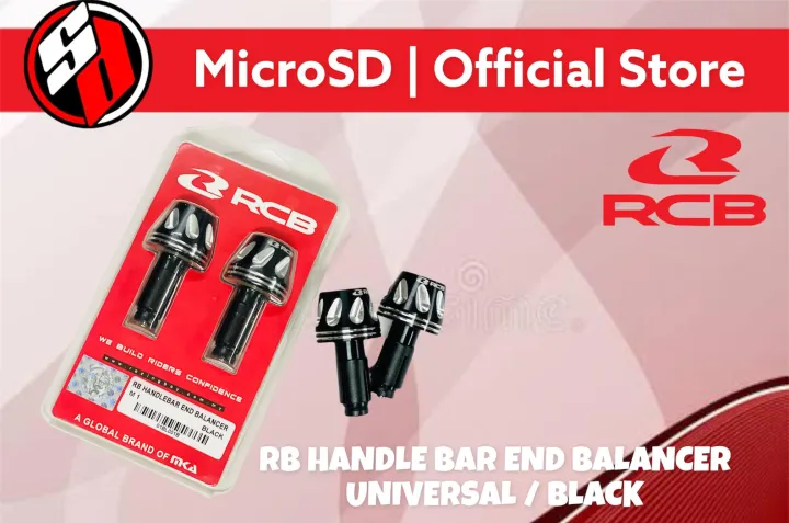 RCB HANDLE BAR END BALANCER UNIVERSAL BLACK | Lazada PH