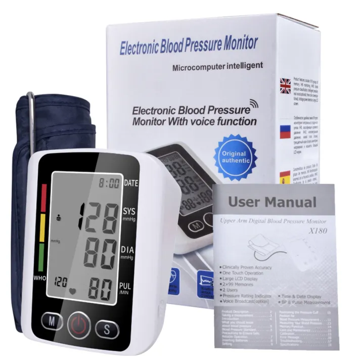 Romyse Mesin Pengukur Detak Jantung Otomatis, Monitor Tekanan Darah ...