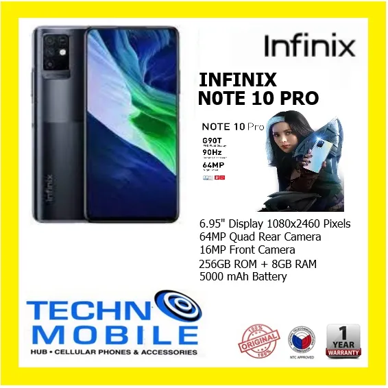 Infinix Note 10 Pro 8+256 ROM, 1 year warranty | Lazada PH