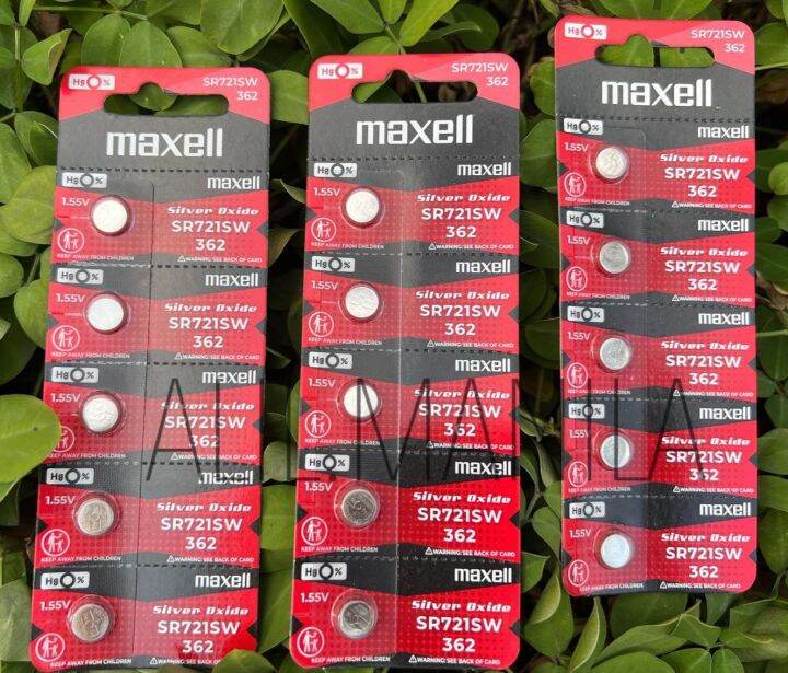SR721SW 362 Maxell original battery siver oxide 1.55v | Lazada PH