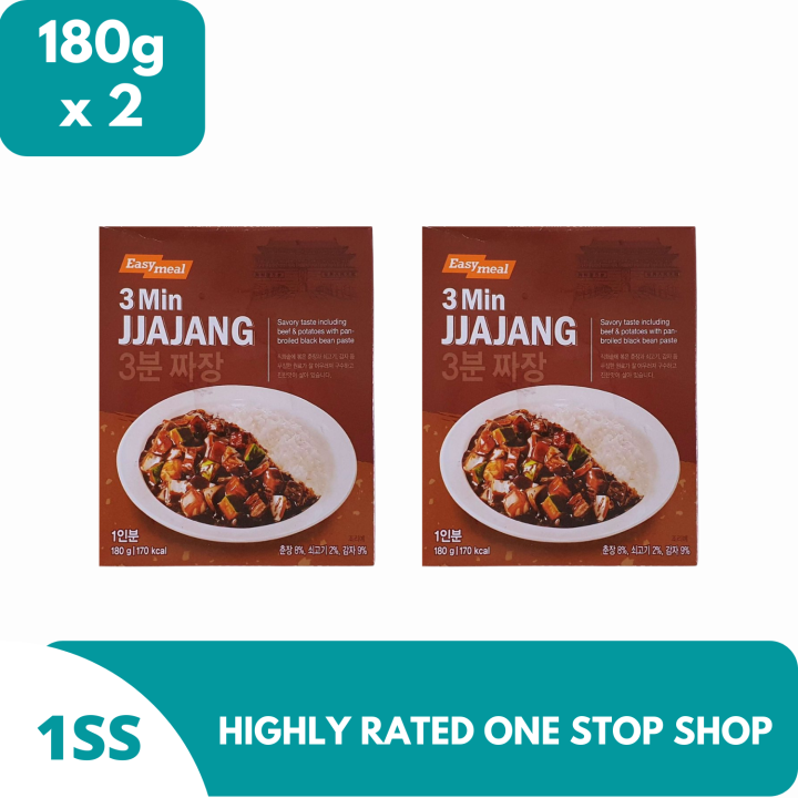 Easy Meal 3 Min Jjajang 180g x 2 | Lazada PH