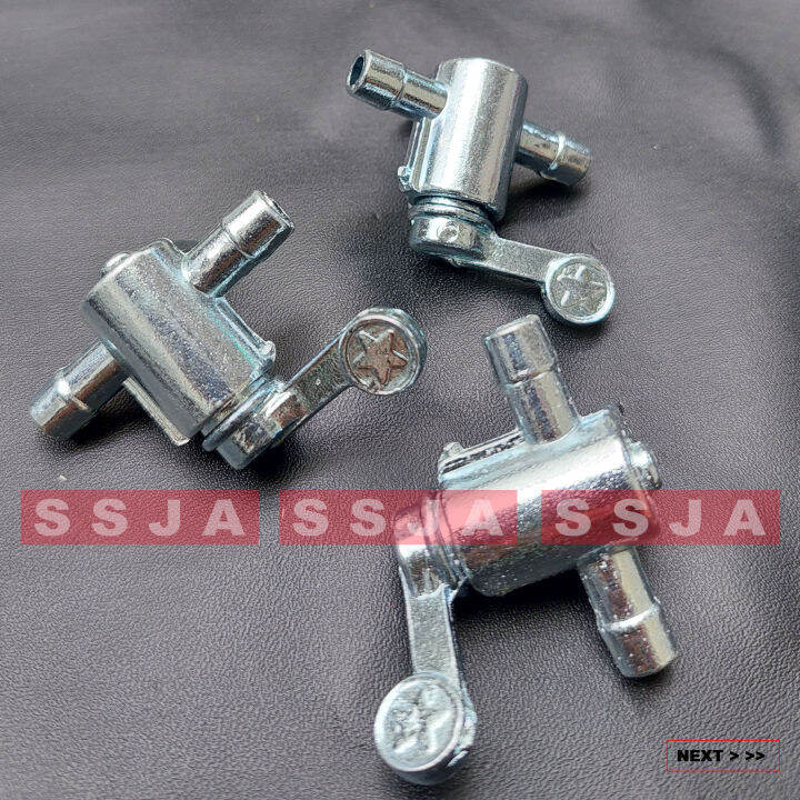 KRAN/KERAN BENSIN WARNA CHROME UNIVERSAL SEMUA MOTOR | Lazada Indonesia