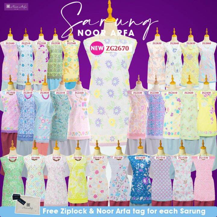 Noor Arfa Batik Sarung Velvet | Lazada