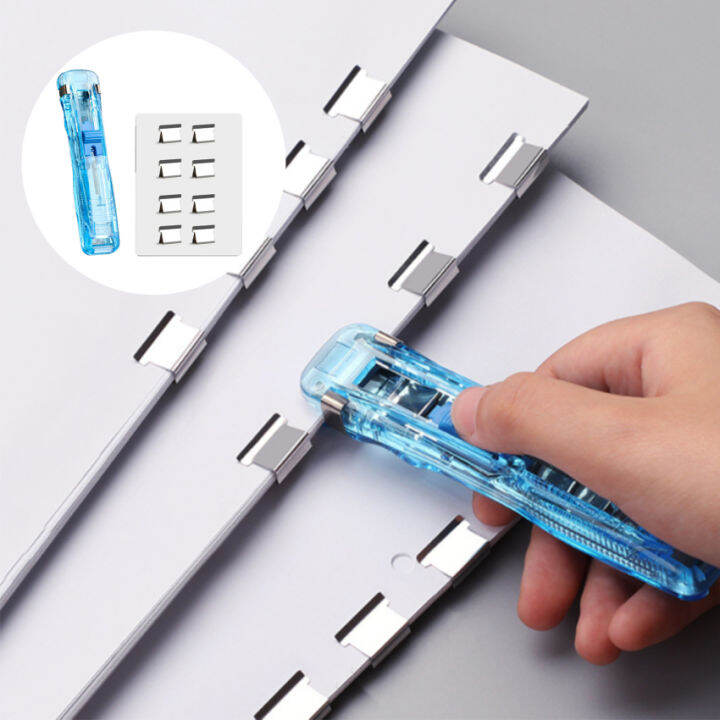 【In Stock】Push Clip Stapler Staple Remover Binder Push Clamp Tape ...