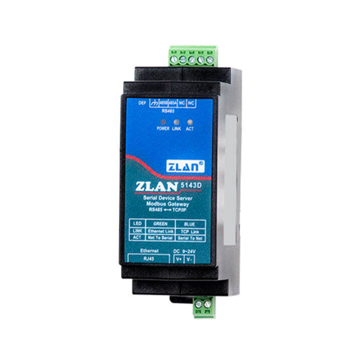 ZLAN5143D DIN-rail RS485 Serial Port To Ethernet Converter Server ...
