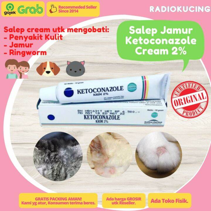 Salep Krim Ketoconazole Cream 2% Obat Penyakit Kulit Jamur Ringworm ...