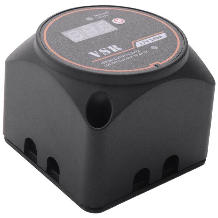 Digital Display 12V 140A Dual Battery Smart Isolator Voltage Sensitive ...