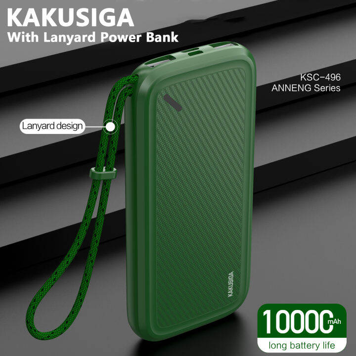KAKUSIGA powerbank portable charger 10000Mah large battery capacity ...