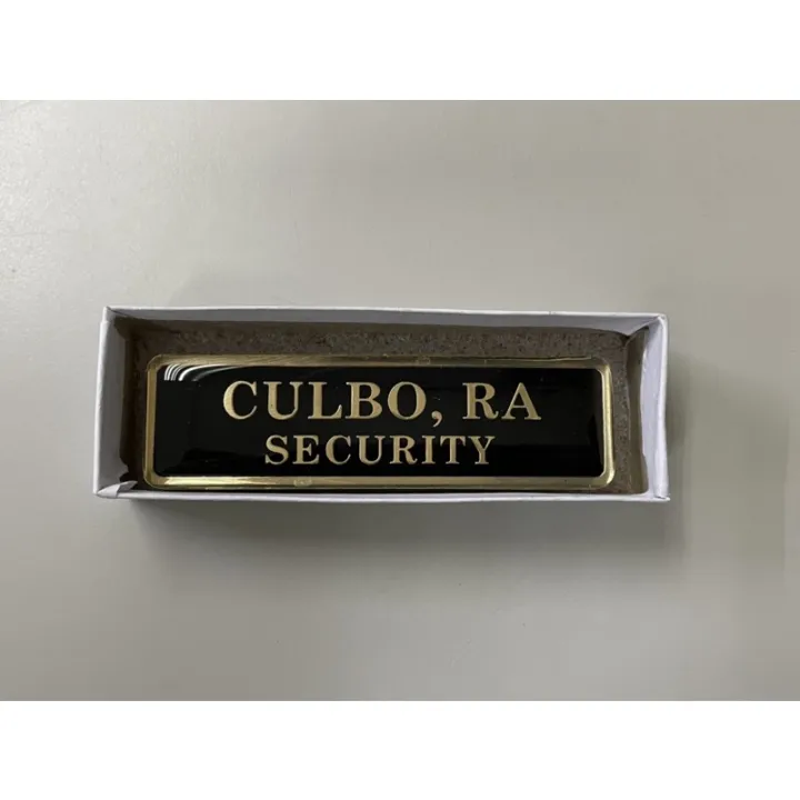 Nameplate for Security Guard Magnetic/Hinang | Lazada PH