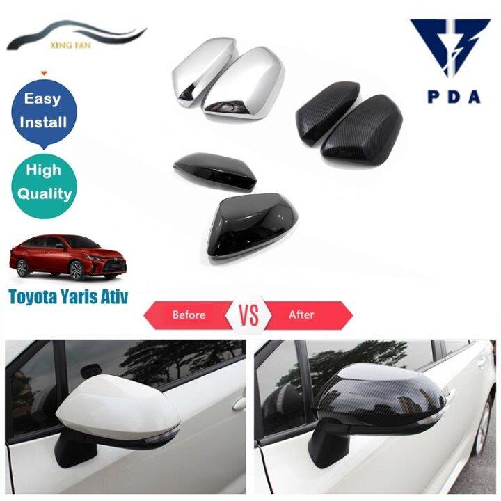 XINFAN Rear view mirror cover for Toyota Yaris Ativ | Lazada PH