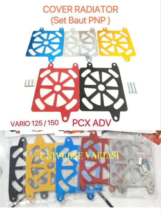 NEW MODEL ! COVER RADIATOR HONDA VARIO 125 150 CNC FULL SET BAUT ...