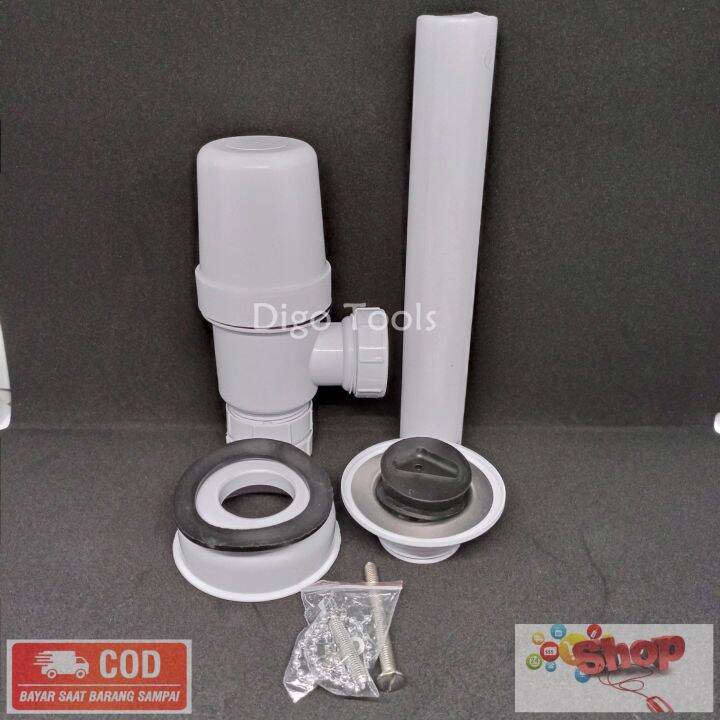 Sivon PVC Sifon Siphon PVC Pembuangan Air Wastafel | Lazada Indonesia