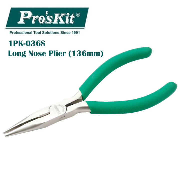 Pro'sKit 1PK-036S Long Nose Plier (136mm) | Lazada