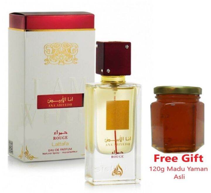 Ana Abiyedh rouge lattafa Minyak Wangi Arab 60ml EDP | Lazada