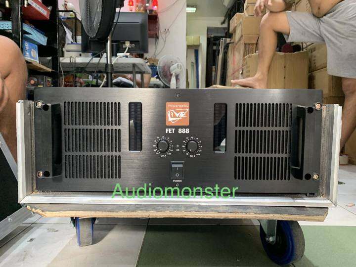 Live FET-888 10000Wx2 4 Ohms Powered Amplifier with Mosfet Transistor ...